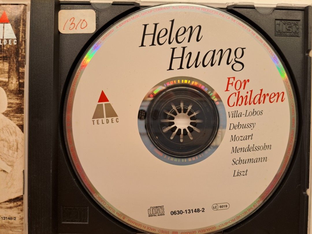 Helen Huang - For Children. Classical piano music. 1996 Teldec Classics ...