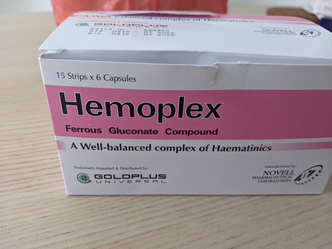 Hemoplex (Novell), Health & Nutrition, Health Supplements, Vitamins ...