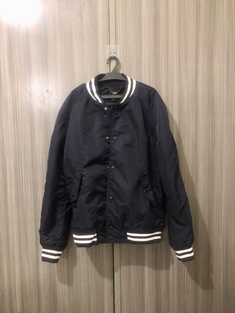 RUSH H&M Varsity/Bomber Jacket, Men's Fashion, Coats, Jackets and ...