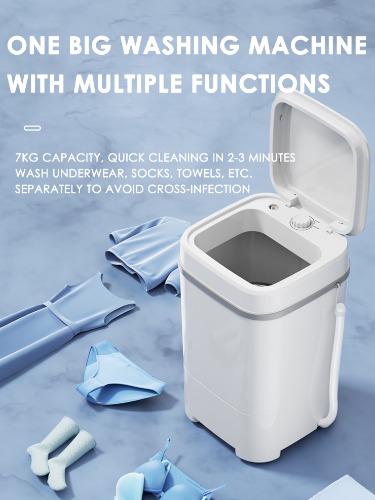 HODEKT Family Mini Washing Machine, Mesin Basuh Large Capacity, Washing ...