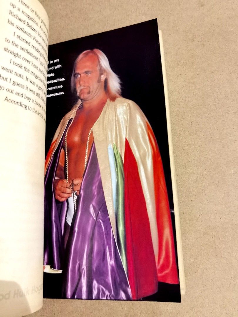 Hollywood Hulk Hogan Wrestle WWF Biography Book By Michael Jan Friedman ...