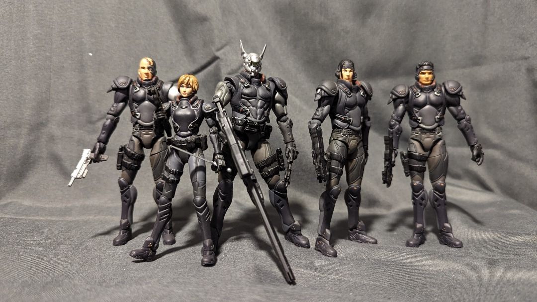 Hottoys APPLESEED EX-Machina ESWAT 1/20 Scale Snap kit Figure set Hot ...