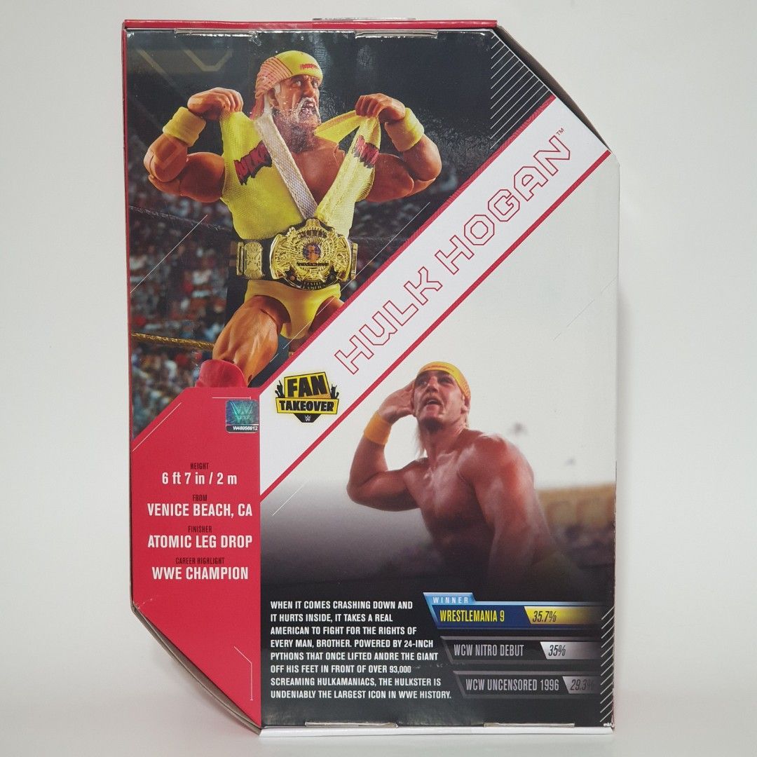HULK HOGAN FAN TAKEOVER WWE Ultimate Edition Amazon Exclusive, Hobbies ...
