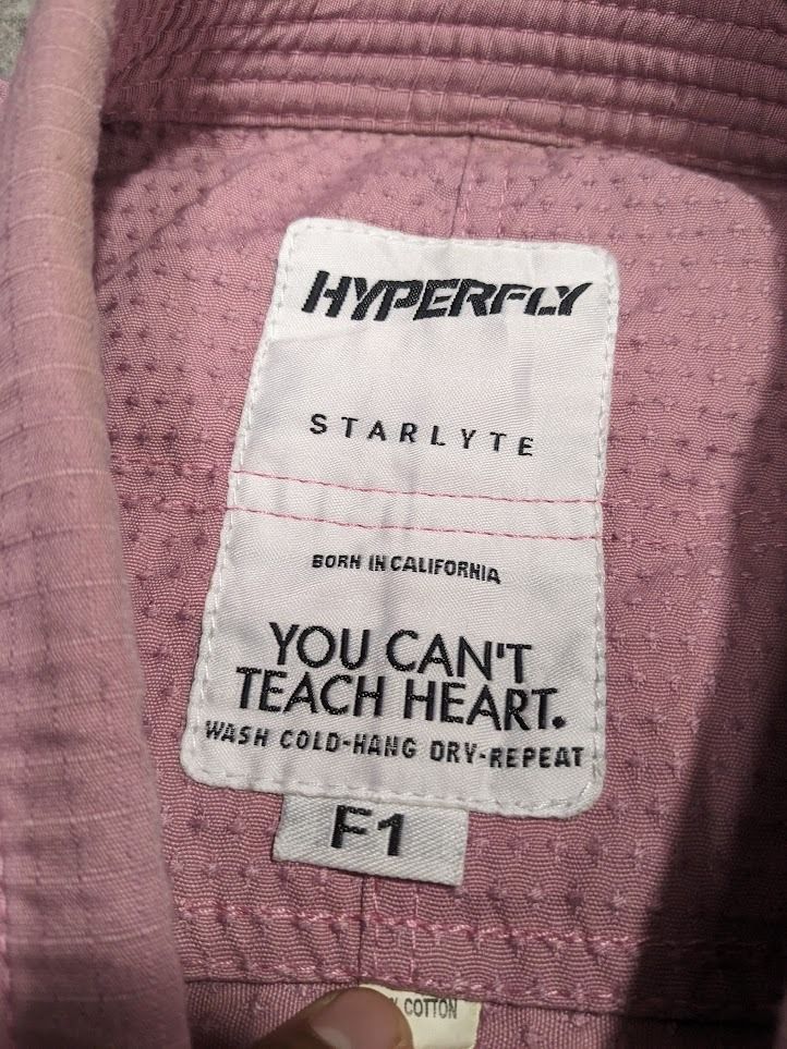 HYPERFLY StarLyte II Jiu Jitsu BJJ Gi Pink *Top Gi Only* Training Gi ...