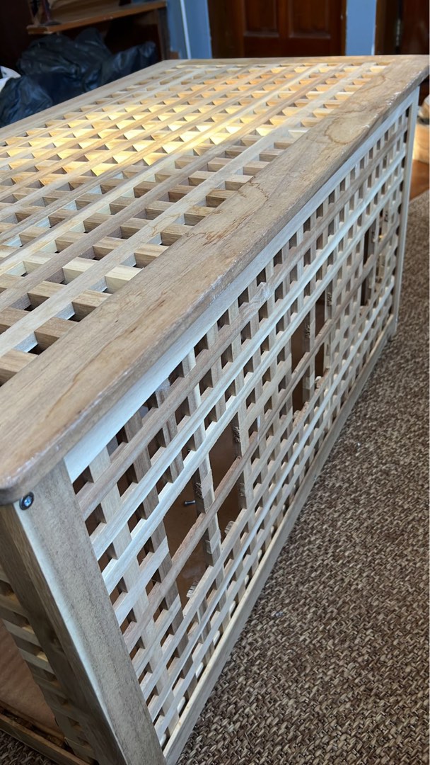 IKEA HOL STORAGE TABLE (PET MODIFIED), Furniture & Home Living ...