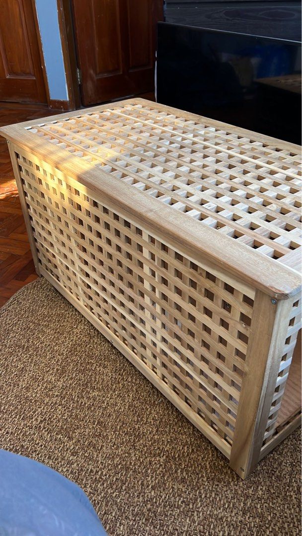 IKEA HOL STORAGE TABLE (PET MODIFIED), Furniture & Home Living ...