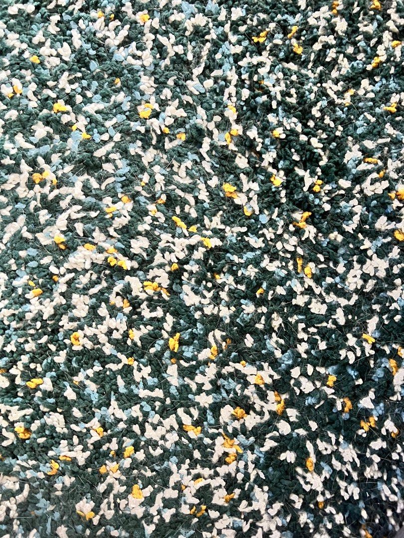 IKEA VINDUM Large Rug (200cm x 270cm in Blue-Green), Furniture & Home ...