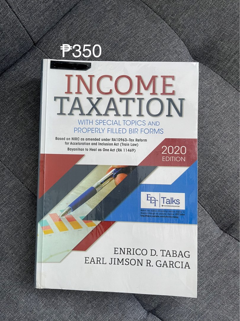 Income Taxation by Tabag & Garcia (2020), Hobbies & Toys, Books & Magazines, Textbooks on Carousell