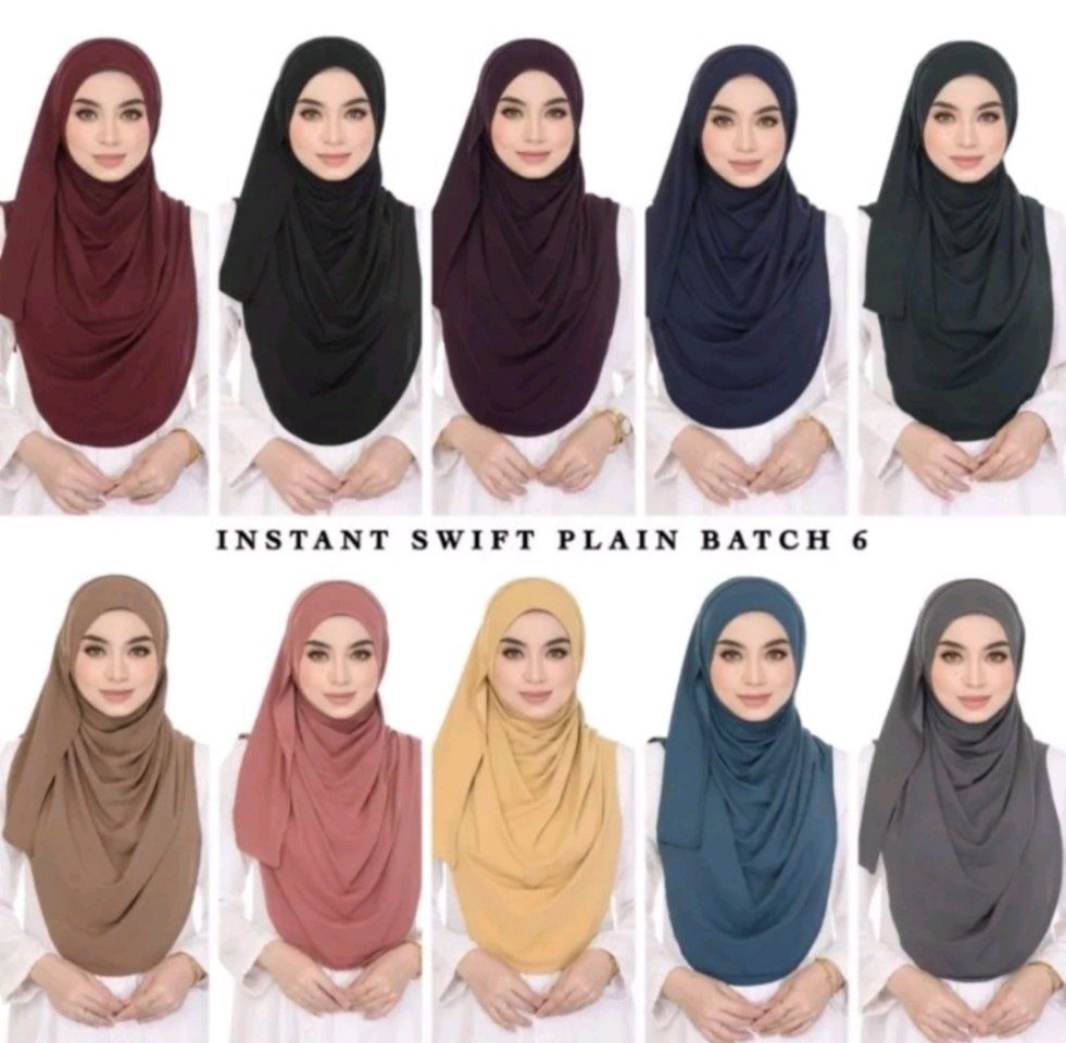 Instant Shawl Swift, Women's Fashion, Muslimah Fashion, Hijabs on Carousell