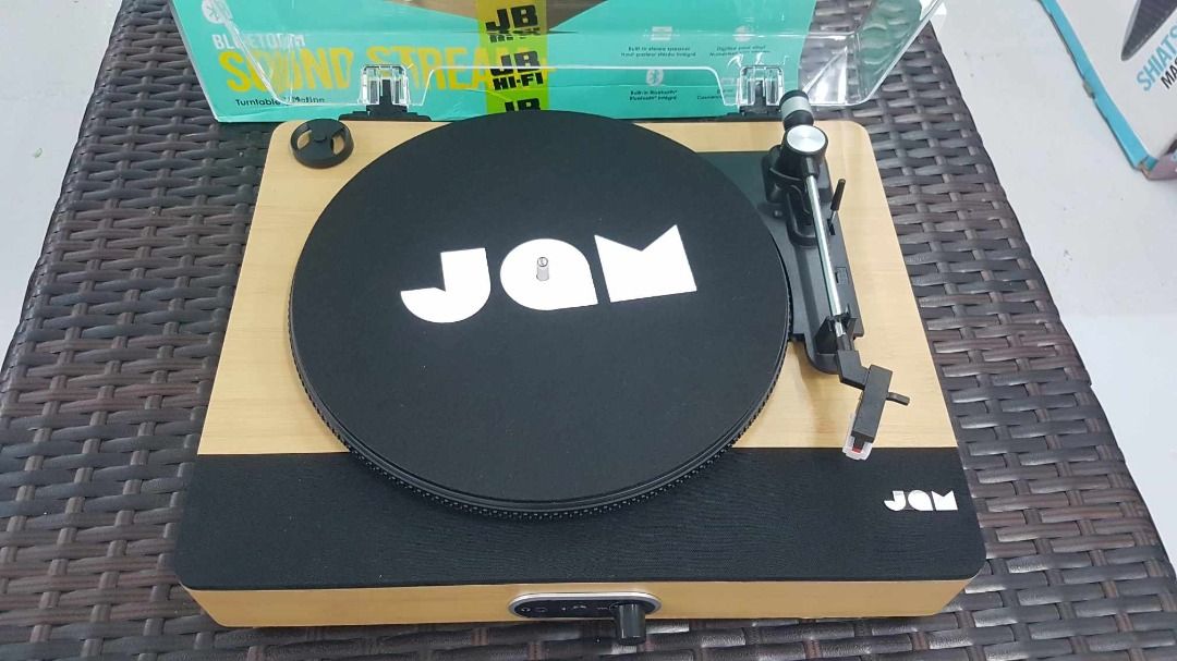 JAM Sound Stream + Turntable, Audio, Other Audio Equipment on Carousell