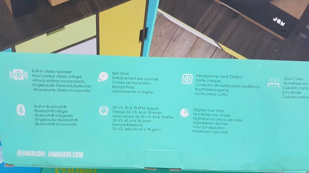 JAM Sound Stream + Turntable, Audio, Other Audio Equipment on Carousell