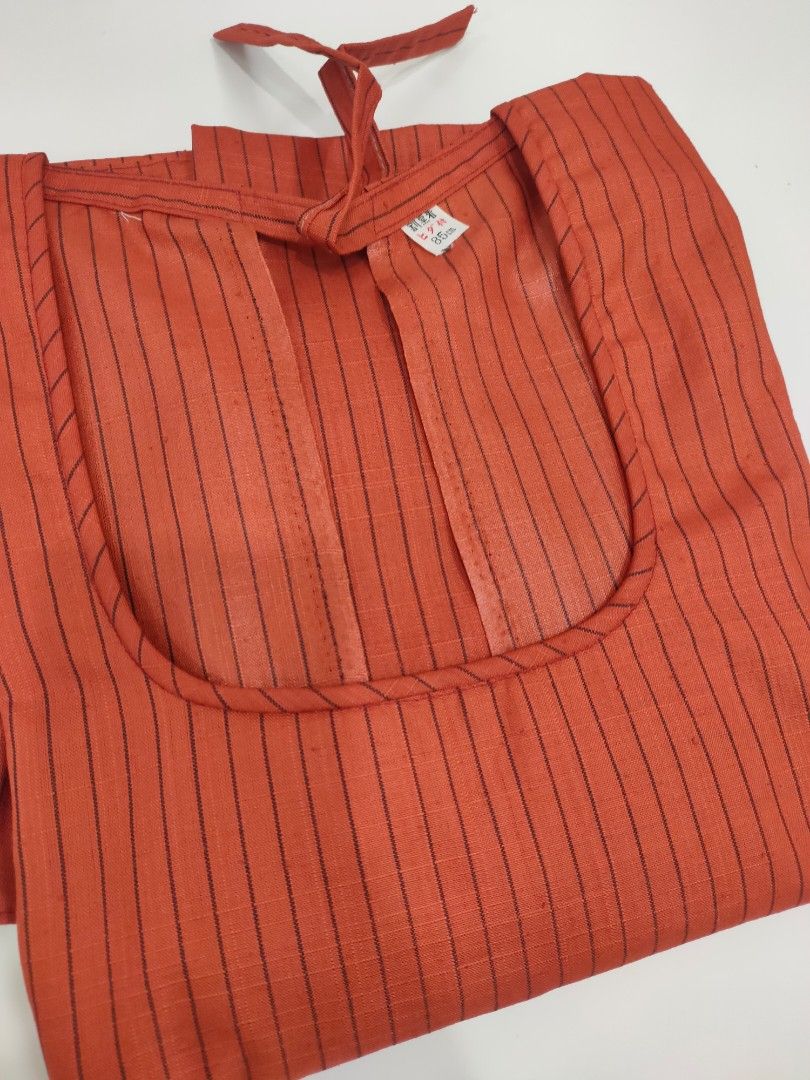 Japan Cotton Linen Kappogi with Pleads (Mama-San Apron), Furniture & Home Living, Kitchenware ...