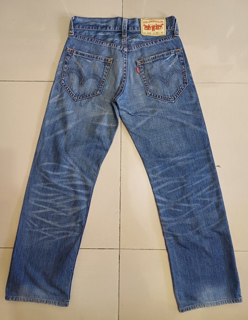 Jean levis 503, Men's Fashion, Bottoms, Jeans on Carousell
