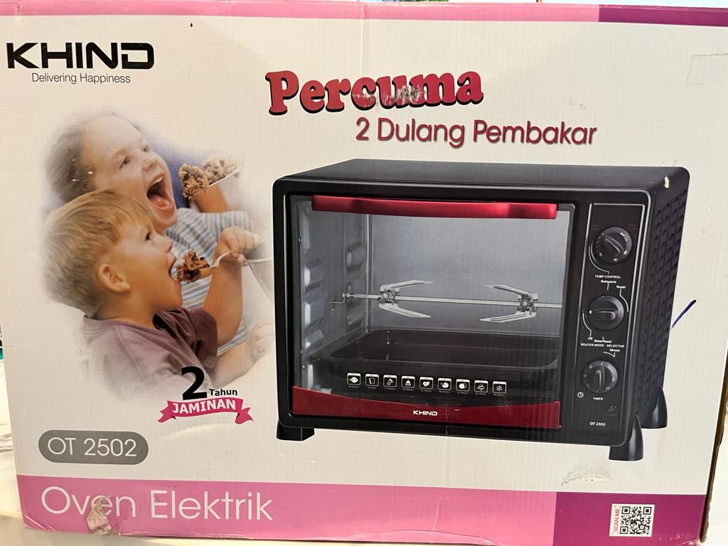 Khind Electric Oven OT2502 25L, TV & Home Appliances, Kitchen ...