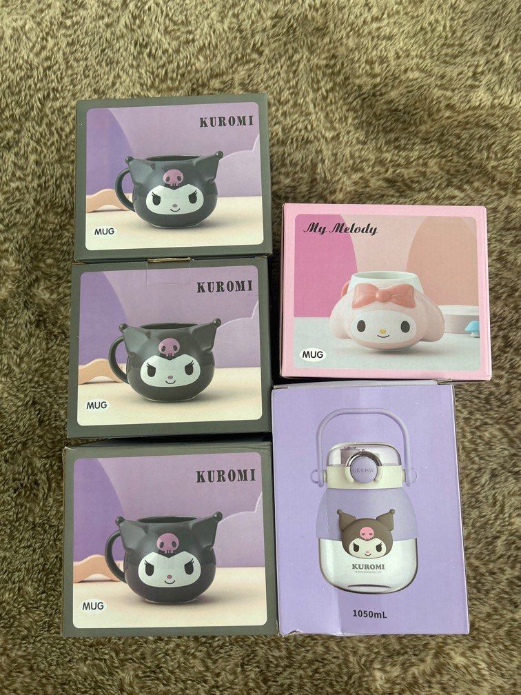 Kuromi Mug / Bottle, Furniture & Home Living, Kitchenware & Tableware ...