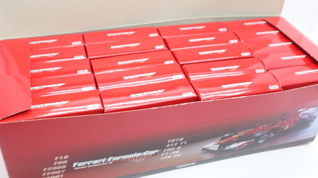 Kyosho 1/64 Ferrari Formula Car Collection III F1 全新一套20架, 興趣及遊戲, 玩具 ...