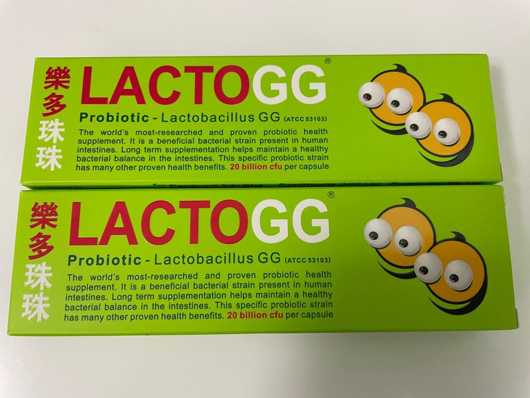 Lactogg probiotics 10 capsules (2 boxes of 5), Health & Nutrition ...