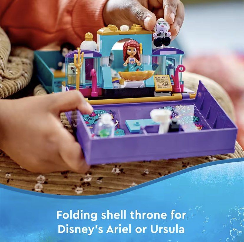 LEGO Disney Princess 43213 The Little Mermaid Storybook Adventure ...