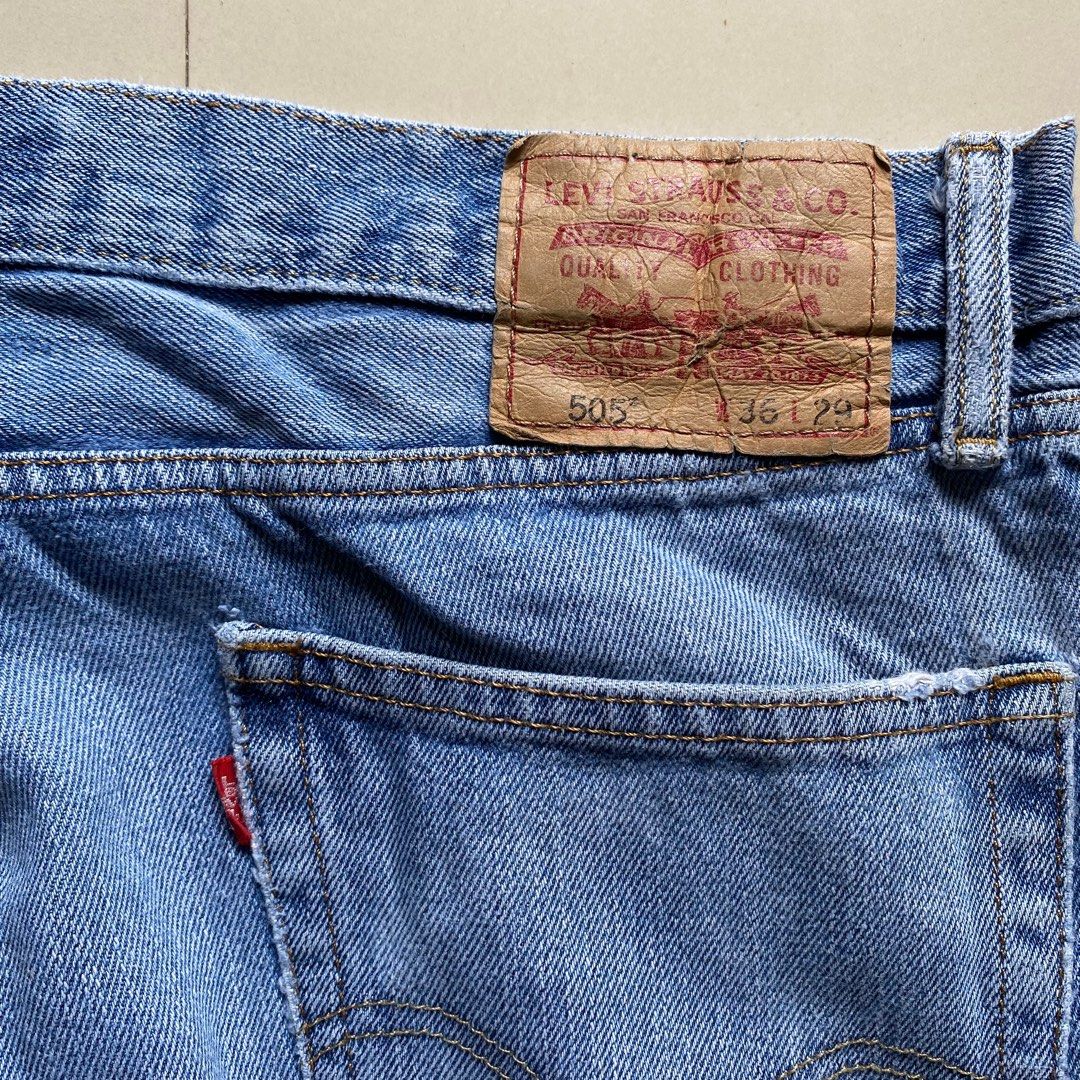Levi’s 505 Straight Fit, Men's Fashion, Bottoms, Jeans on Carousell