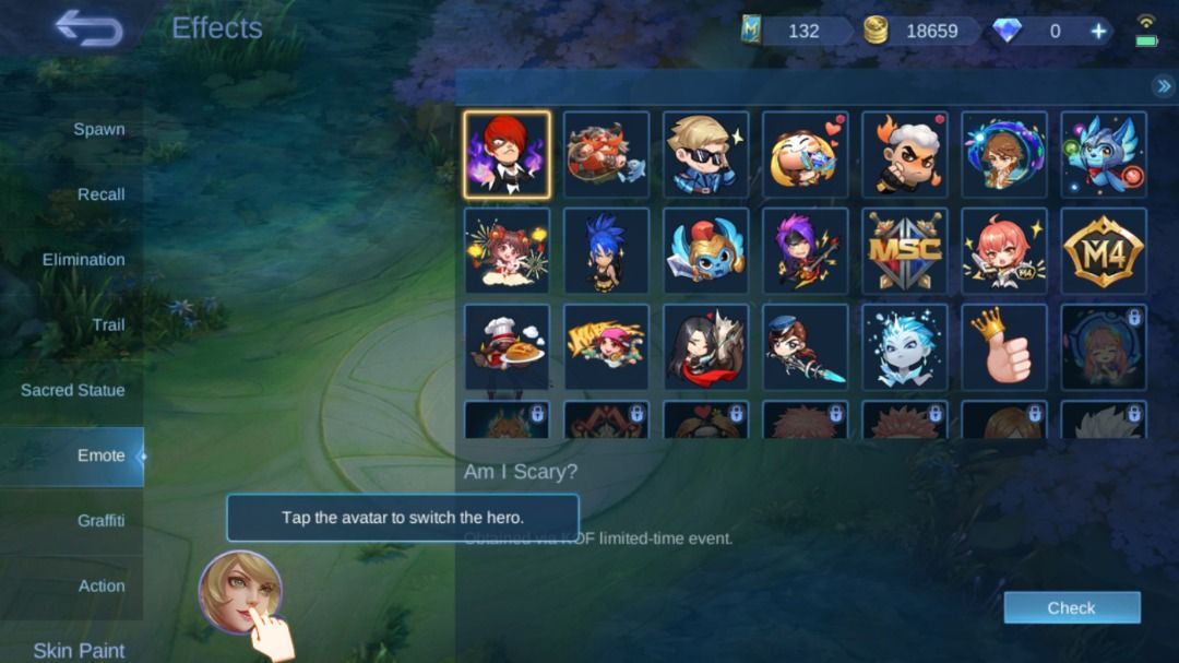 LIGHTBORN FANNY, V.E.N.O.M HARLEY, KOF KARINA, SMURF MOBILE LEGENDS ...