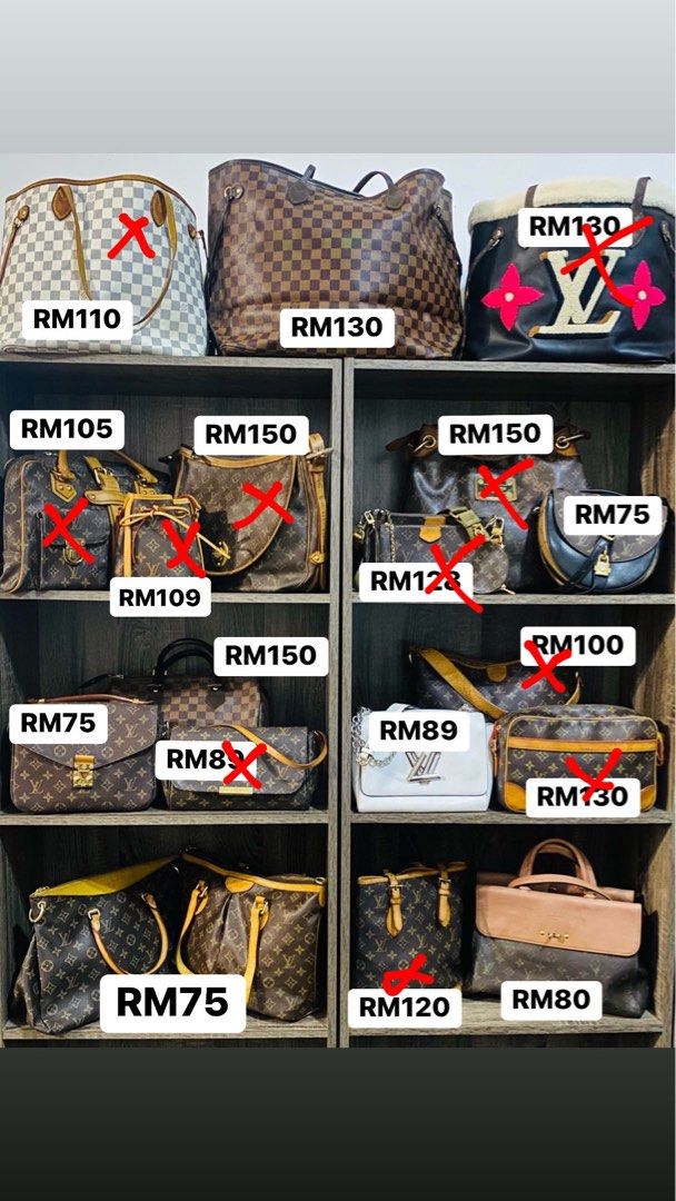 LOUIS VUITTON LV (Harga di gambar kedua), Women's Fashion, Bags ...