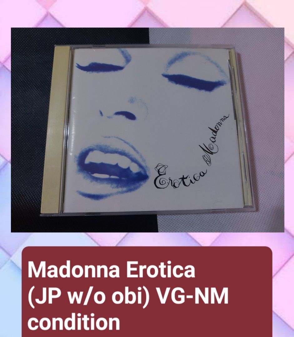 Madonna Erotica CD (unsealed), Hobbies & Toys, Music & Media, CDs & DVDs on Carousell