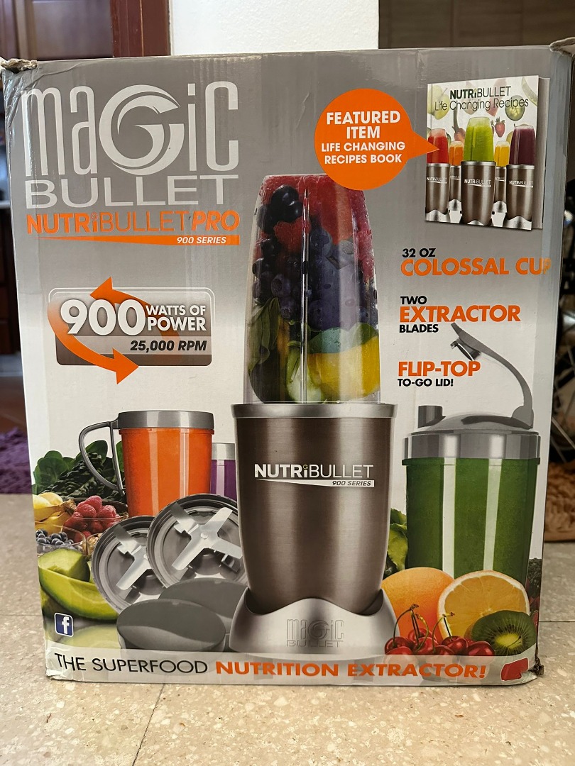 Magic Bullet Pro 900 series blender / extractor, TV & Home Appliances ...