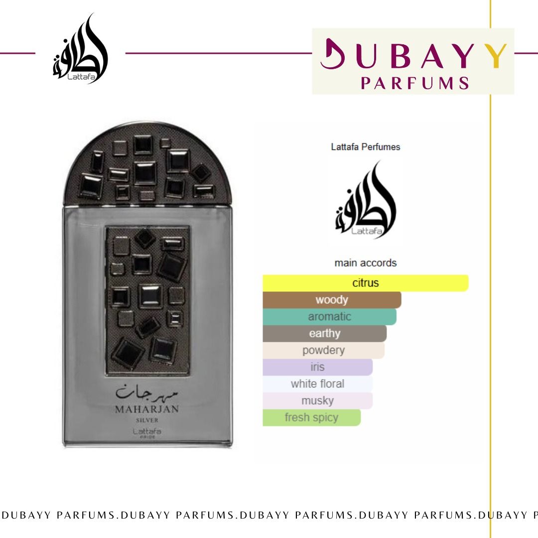 Maharjan Silver By Lattafa 100ml, Beauty & Personal Care, Fragrance ...