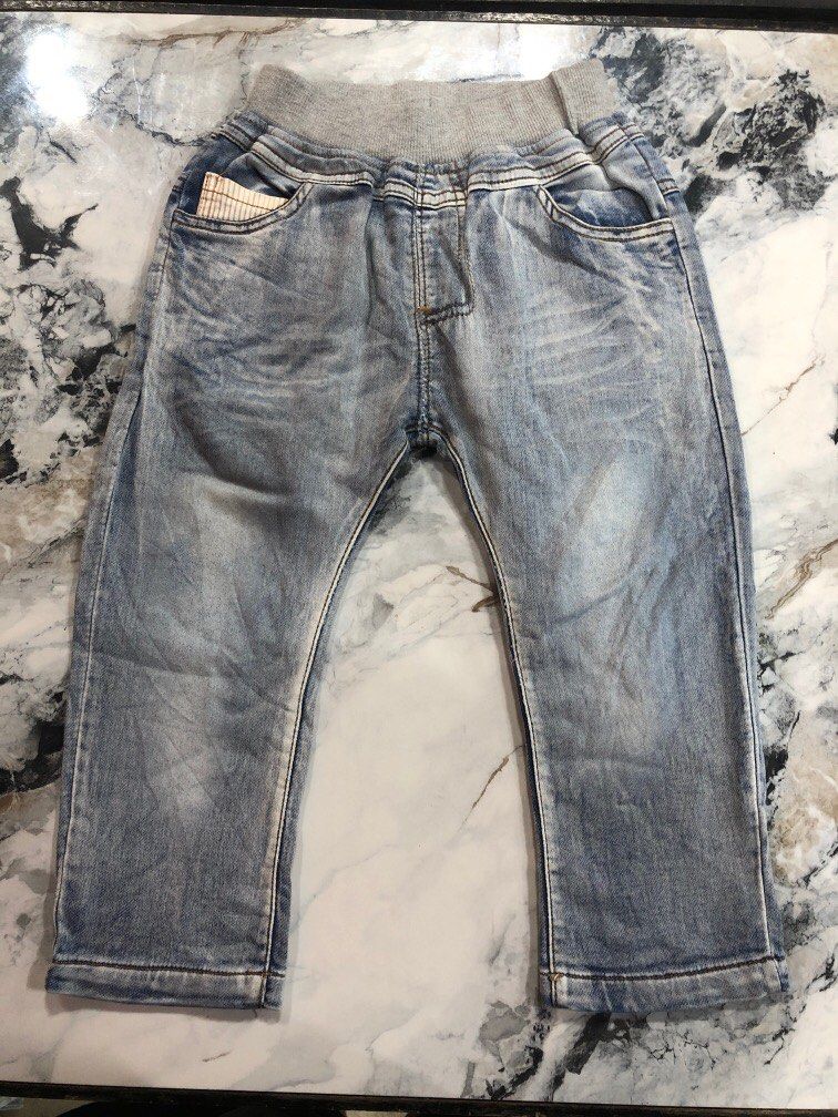 Maong pants for kids, Babies & Kids, Babies & Kids Fashion on Carousell