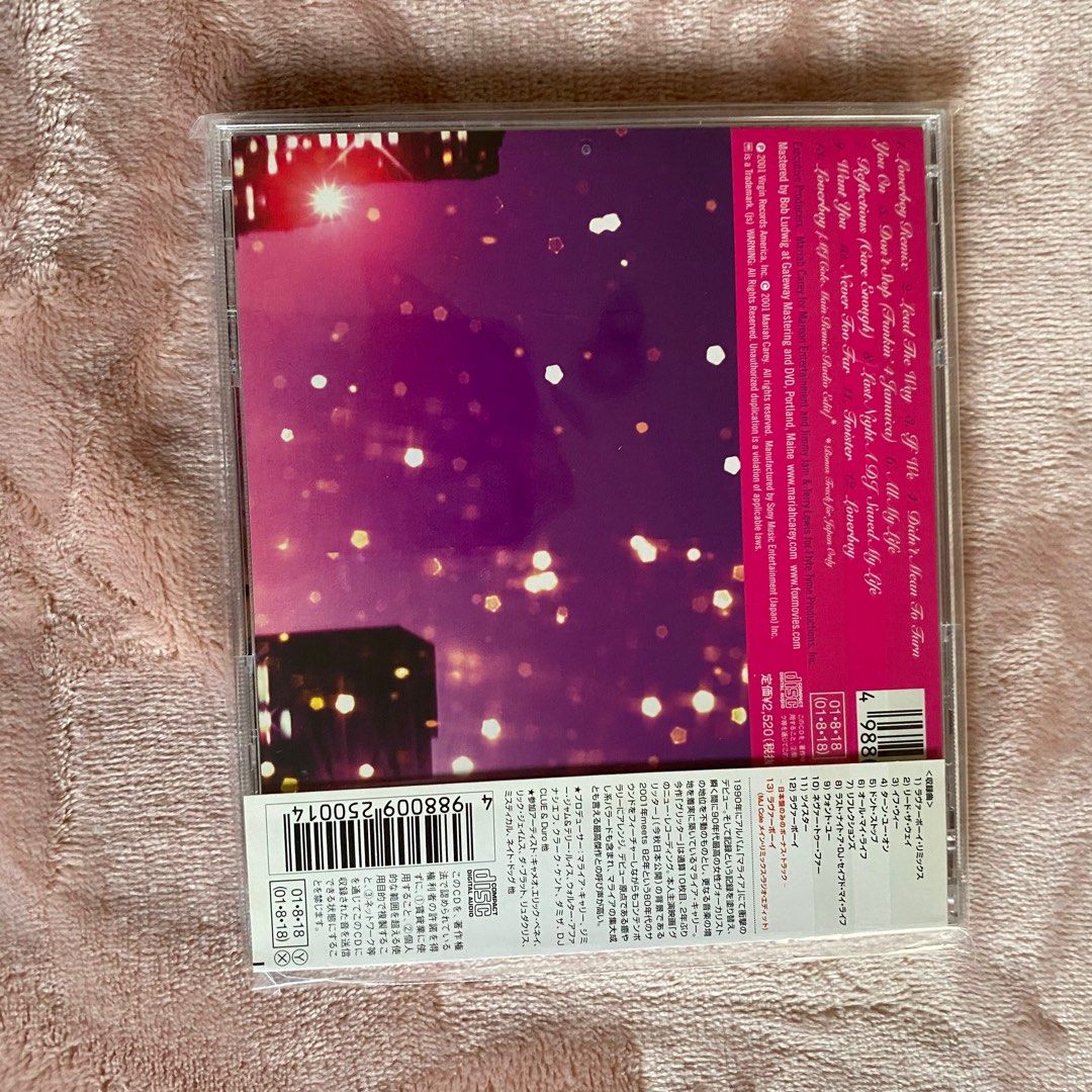 Mariah Carey Glitter CD Japan, Hobbies & Toys, Music & Media, CDs ...