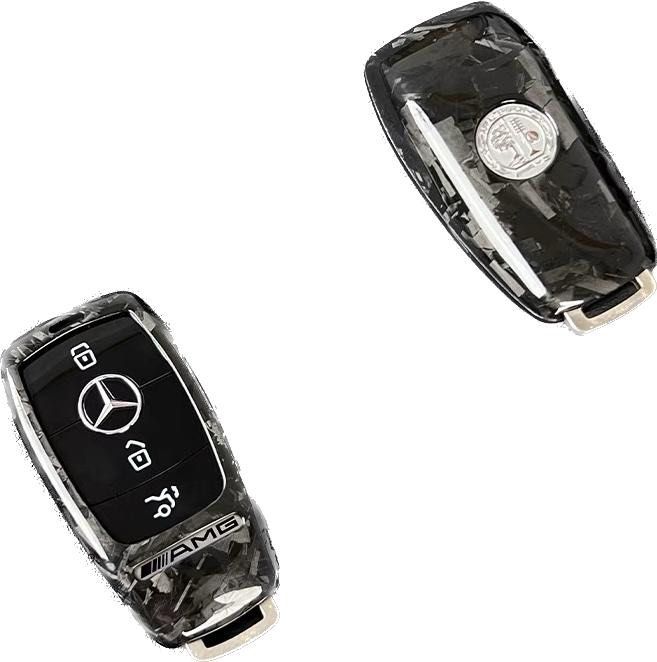 Mercedes AMG Key Fob Carbon Fiber Cover, Car Accessories, Accessories ...