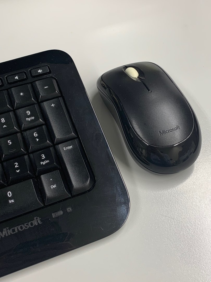 Microsoft Wireless Desktop 800 微軟無線滑鼠鍵盤組 二代, 電腦＆科技, 電腦周邊及配件, 電腦鍵盤及相關產品 ...