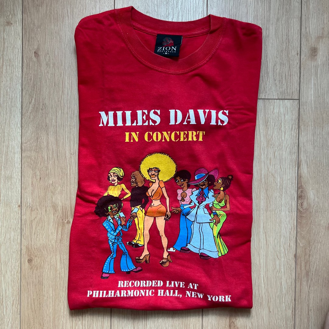 Miles Davis vintage tee, Men's Fashion, Tops & Sets, Tshirts & Polo ...