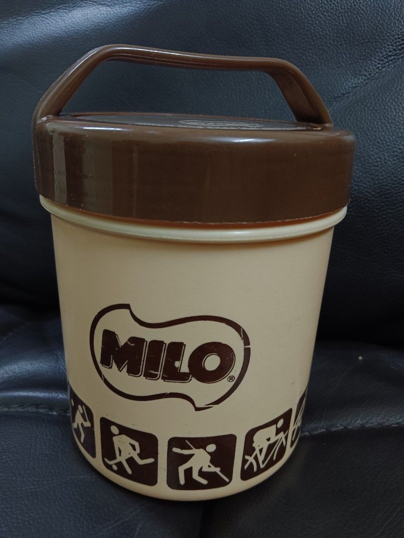 Milo vintage Tupperware bekas Milo pot lama antik, Hobbies & Toys ...