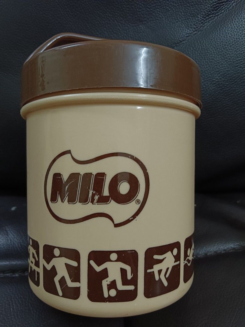 Milo vintage Tupperware bekas Milo pot lama antik, Hobbies & Toys ...