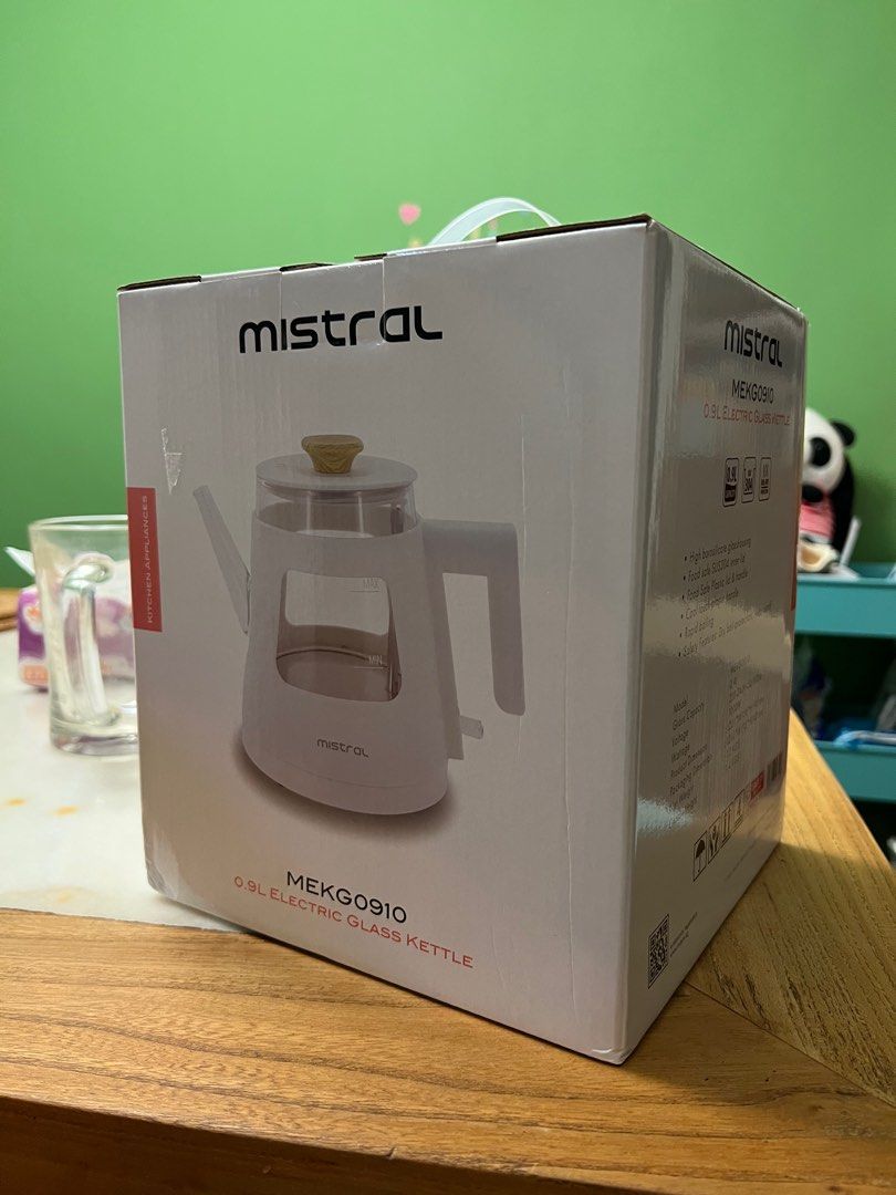 Mistral Glass Kettle, TV & Home Appliances, Kitchen Appliances, Kettles ...