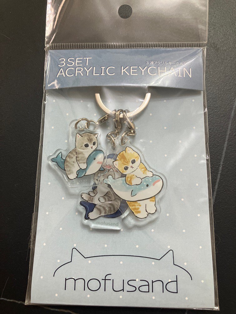 Mofusand keychain, 興趣及遊戲, 手作＆自家設計, 其他 - Carousell