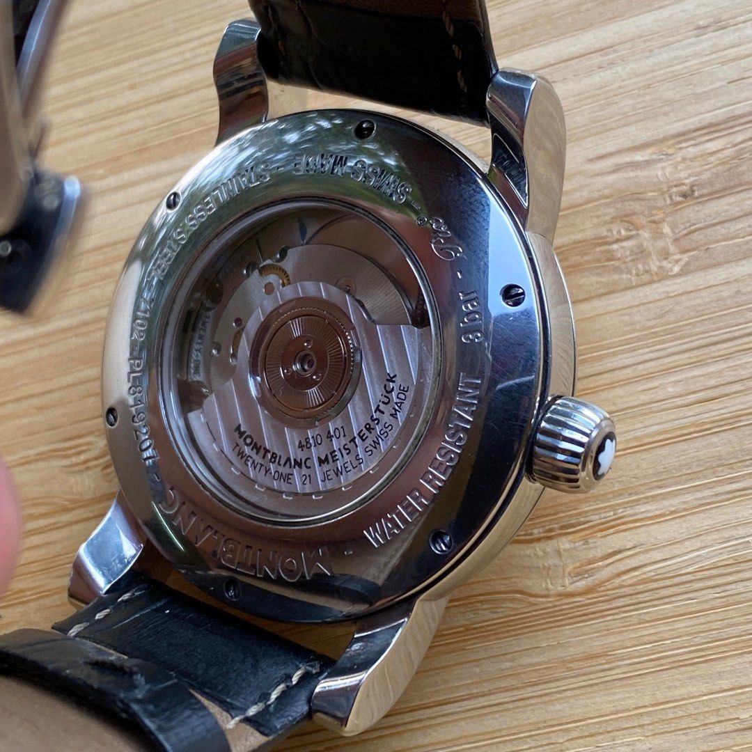 Montblanc automatic orginal watch, Barang Mewah, Jam Tangan di Carousell