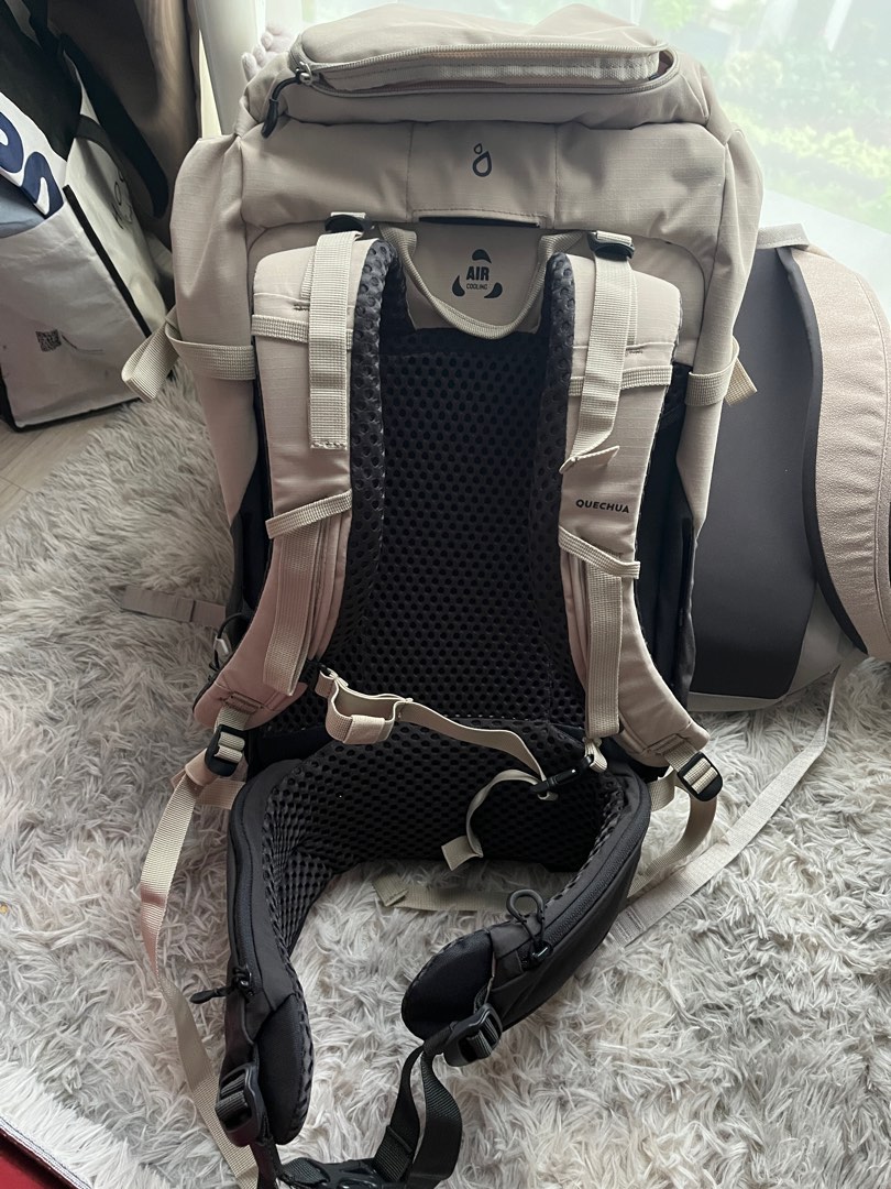 Mountain Hiking 20L Backpack MH500 - Beige Decathlon, Sports Equipment ...