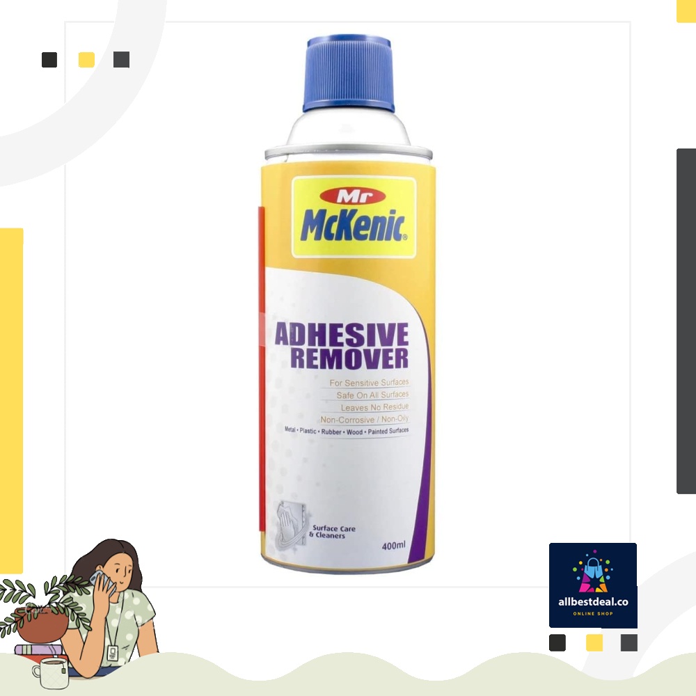 MR MCKENIC Adhesive Remover for Sensitive Surfaces, 322 grams ...