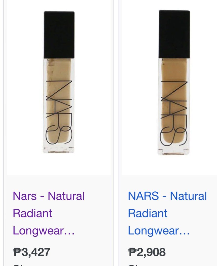 NARS Natural Radiant Longwear Foundation in M3 Stromboli, Beauty ...