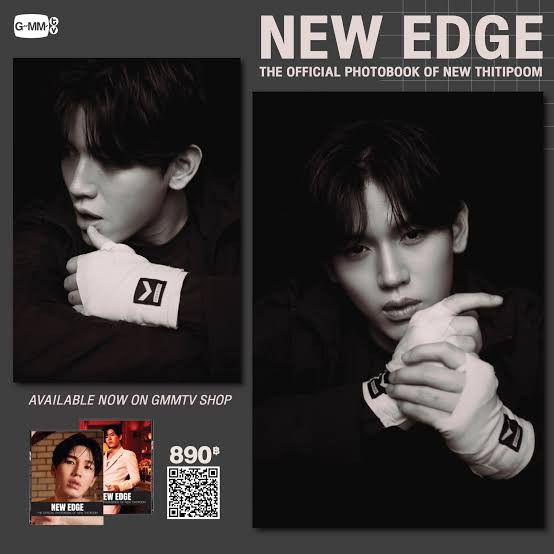 new edge the official photobook of new thitipoom newwiee taynew gmmtv ...