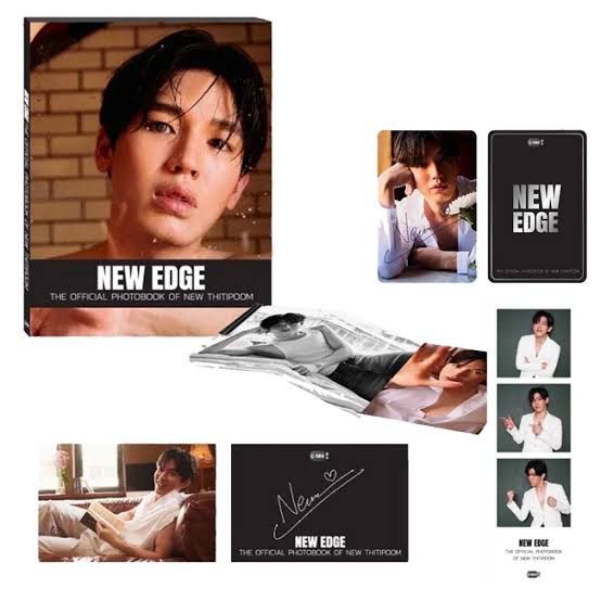new edge the official photobook of new thitipoom newwiee taynew gmmtv ...