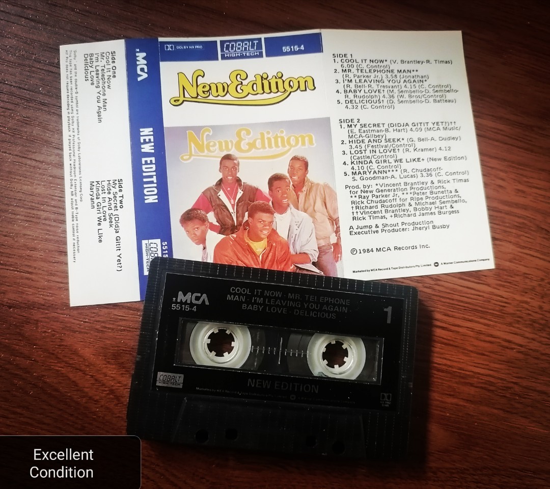 New Edition Cassette Tape Original Cassette Tapes Vintage Cassettes ...
