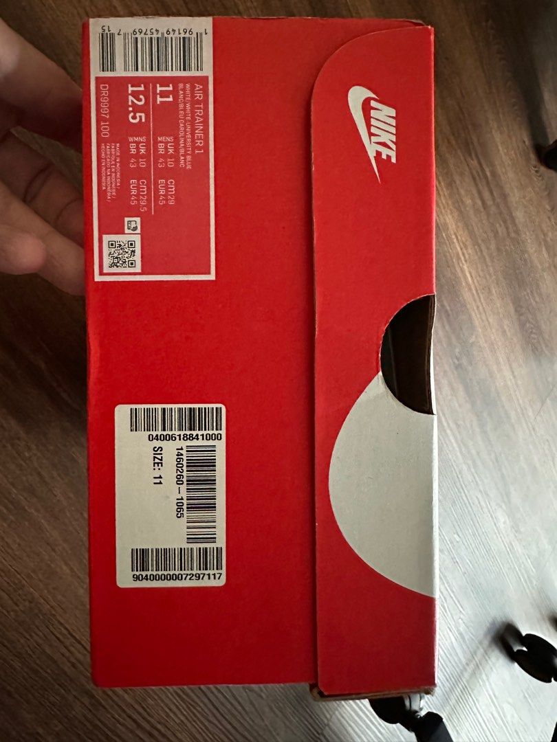 [Rare] Nike US11 Air Trainer 1 “I Don’t Know You?” , Men's Fashion, Footwear, Sneakers on Carousell