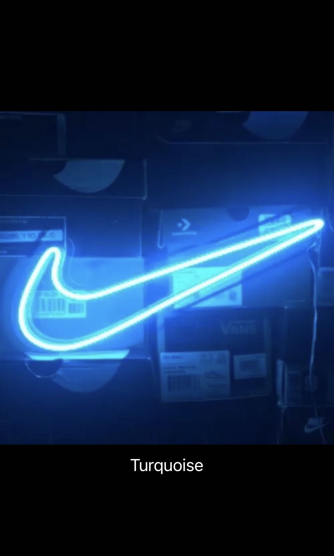 NIKE Logo Neon Sign Room Decor, Furniture & Home Living, Lighting ...