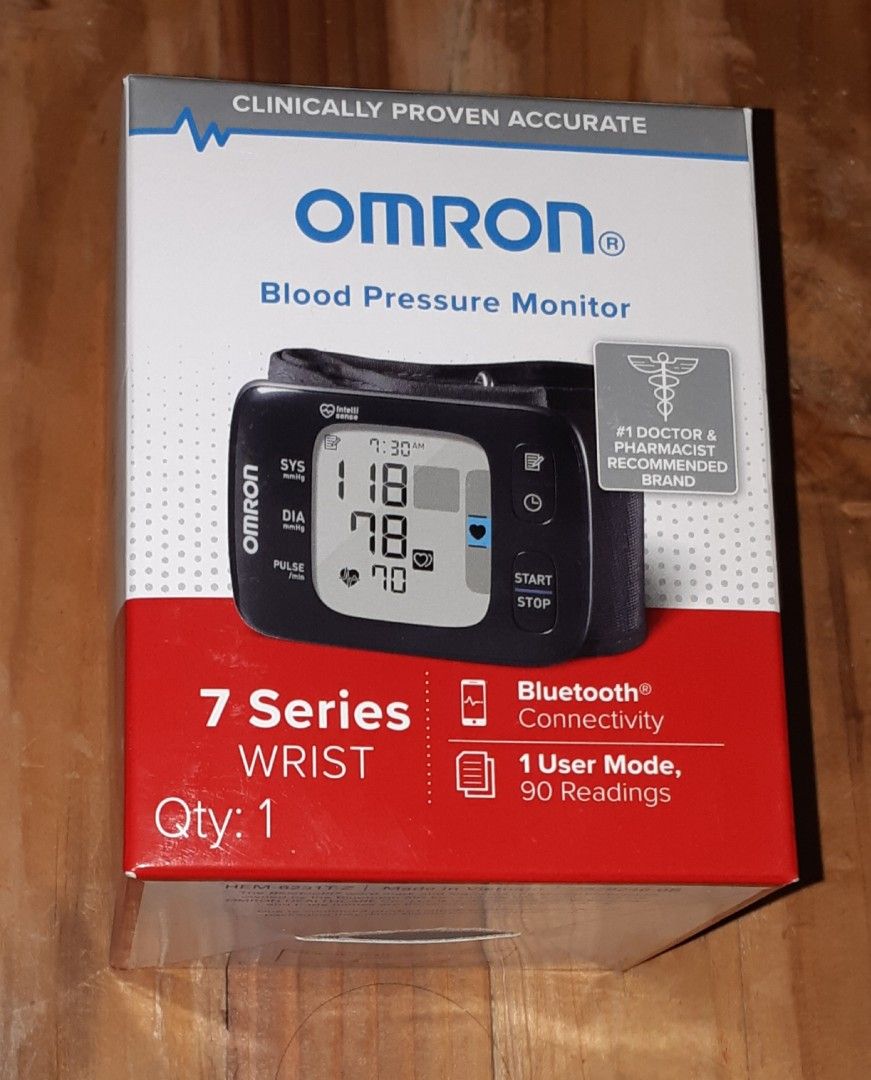 Omron BP6350 Wrist Blood Pressure Monitor w/ Bluetooth - (7 Series) on Carousell