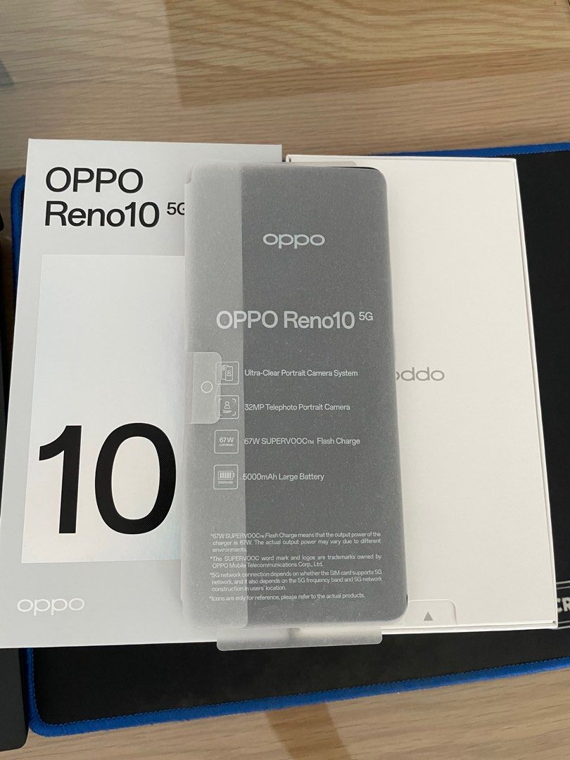 OPPO RENO 10 5G ( silvery grey ) 256gb, Mobile Phones & Gadgets, Mobile ...
