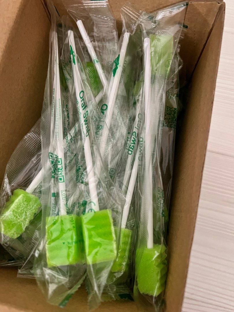 Oral Swabs with Sodium Bicarbonate, Health & Nutrition, Medical ...