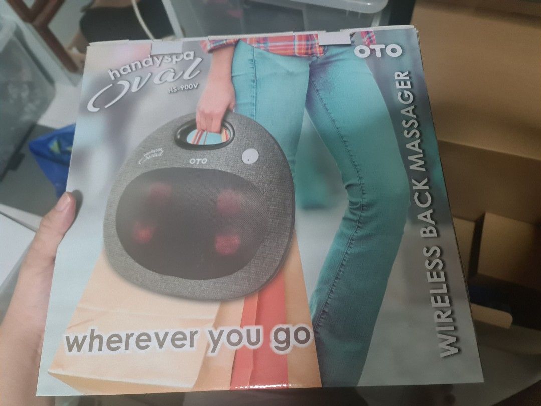 Oto Wireless Back Massager HV-900v, Health & Nutrition, Massage Devices ...